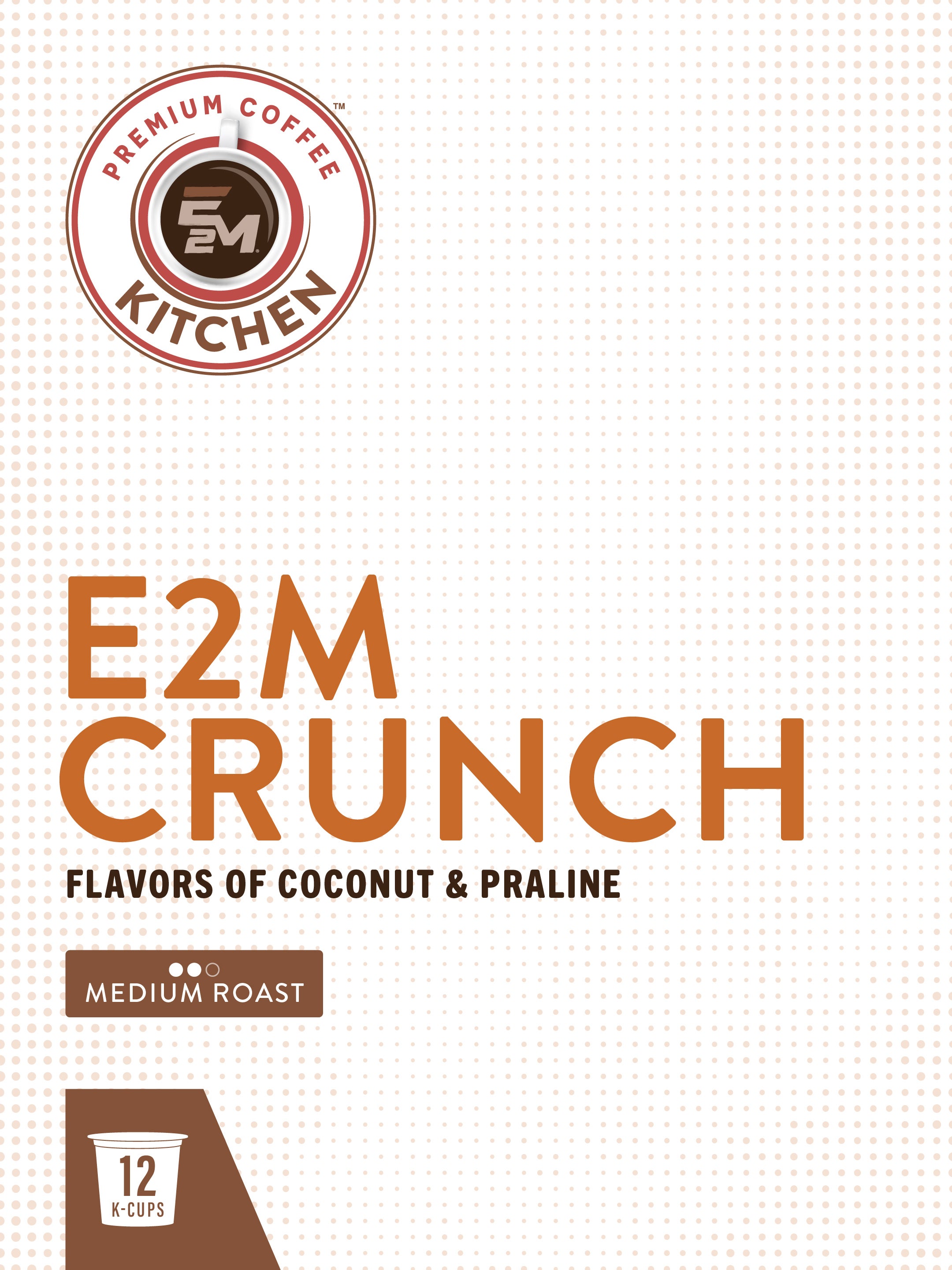 E2M Crunch - K-Cups - E2M Kitchen | Charleston Coffee Exchange